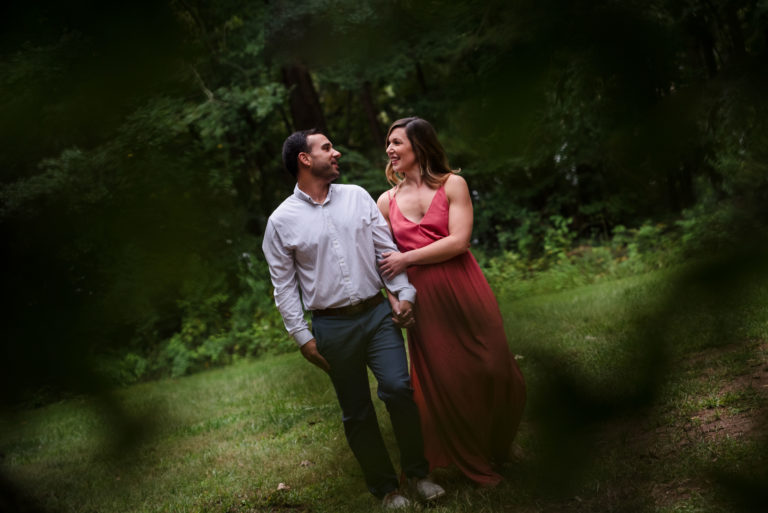 Fun At-Home Engagement Photos | Rachel and Joe